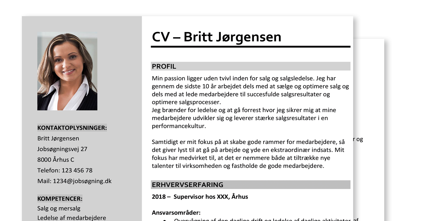 Skabeloner og arbejdsark