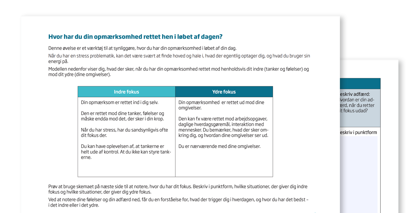 Skabeloner og arbejdsark